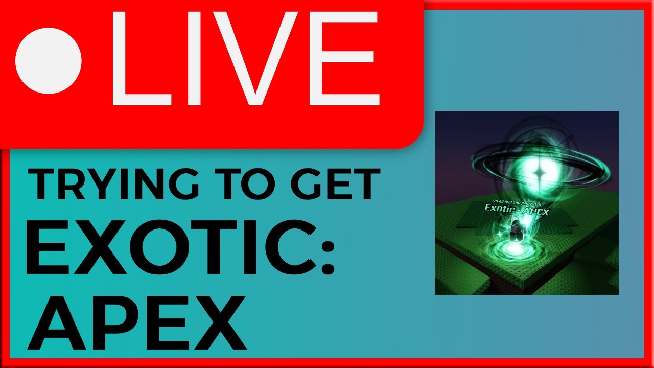 LIVE Trying to get Exotic: Apex Day 4 | Sol's RNG - YouTube