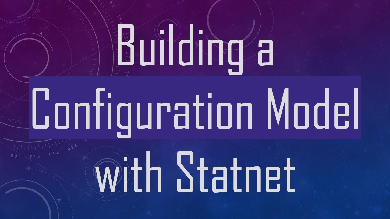 Building a Configuration Model with Statnet - YouTube
