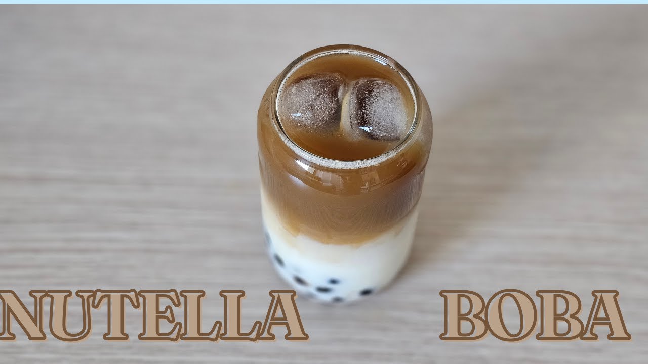 Nutella Boba Coffee - YouTube