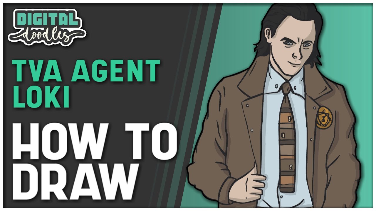 How To Draw TVA Agent Loki! - Digital Doodles 72 - YouTube