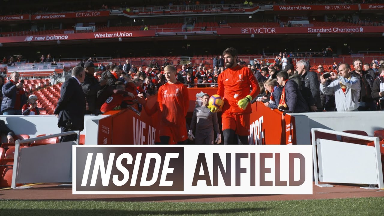 Inside Anfield: Liverpool 4-1 Cardiff City | Exclusive tunnel cam from ...