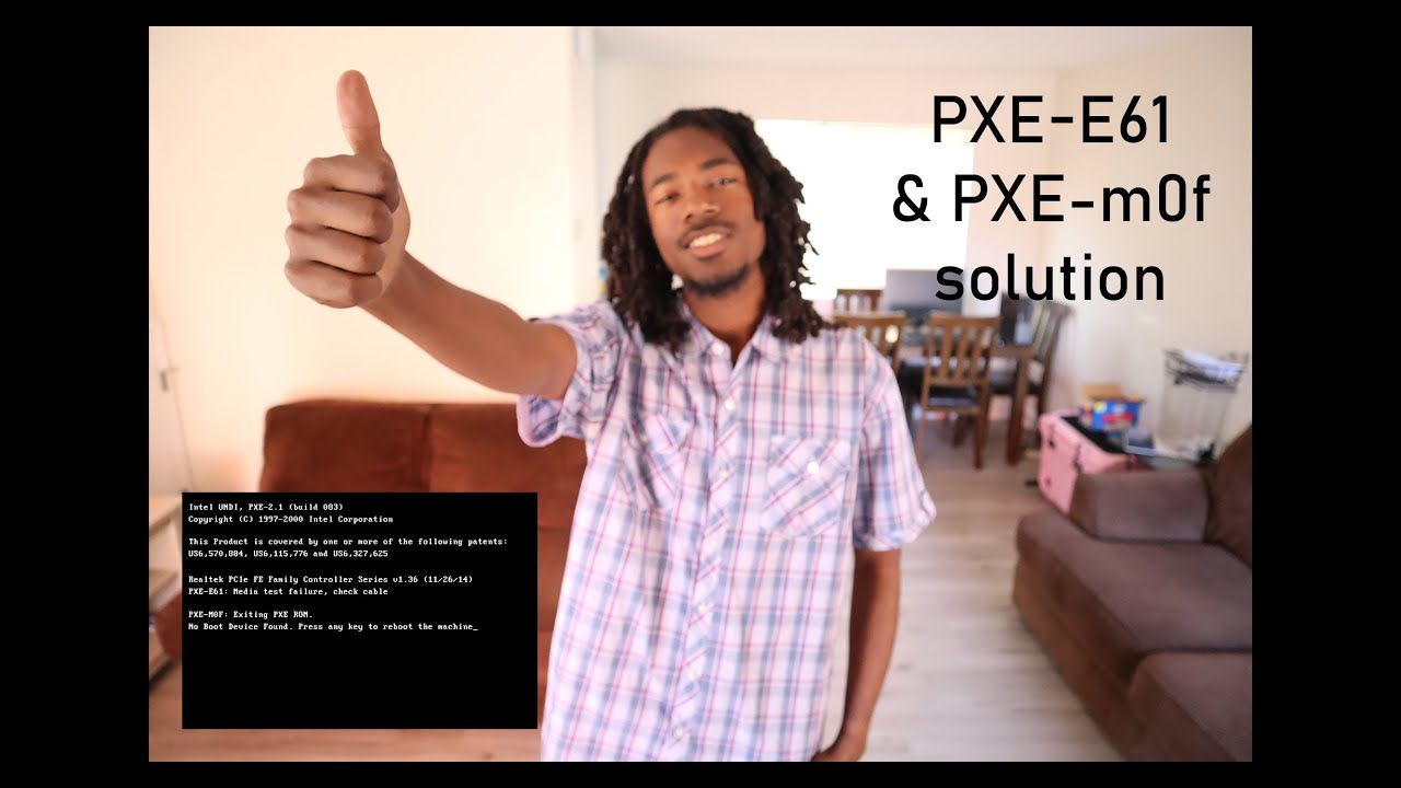 How to fix PXE E61 & PXE-M0f in Windows 10 - YouTube