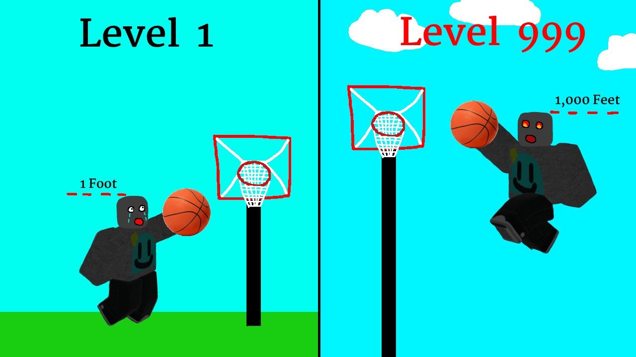 Level 1 To Level 999 in Super Dunk! (Roblox) - YouTube