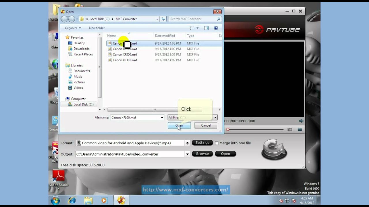 Canon MXF Converter|Convert Canon XF100 MXF video to WMV/AVI/MOV/MP4 on ...