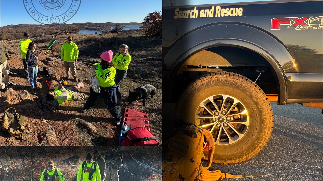 OKCM Search and Rescue - real life scenario -training day - YouTube