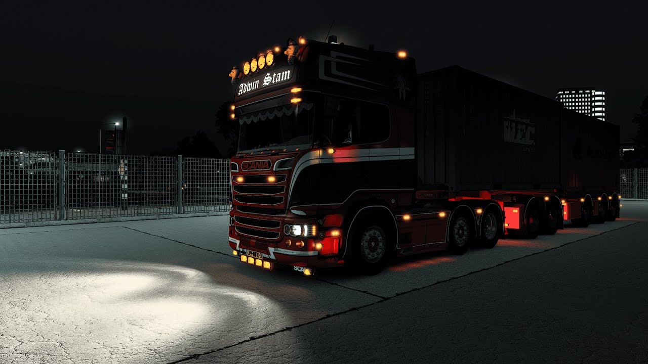 Adwin Stam - Scania R520 Combo | Amsterdam (NL) - Groningen (NL) | ETS2 ...