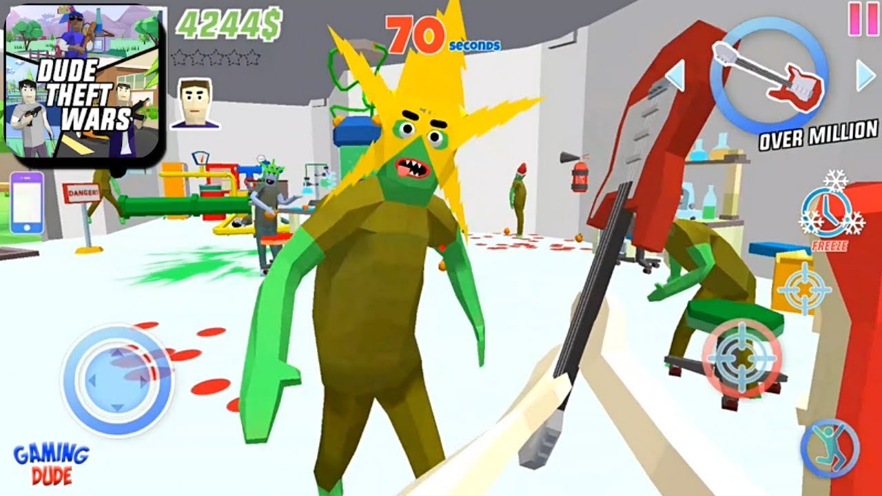 Dude Theft Wars: Open World Sandbox Simulator BETA Update - Zombies Lab ...