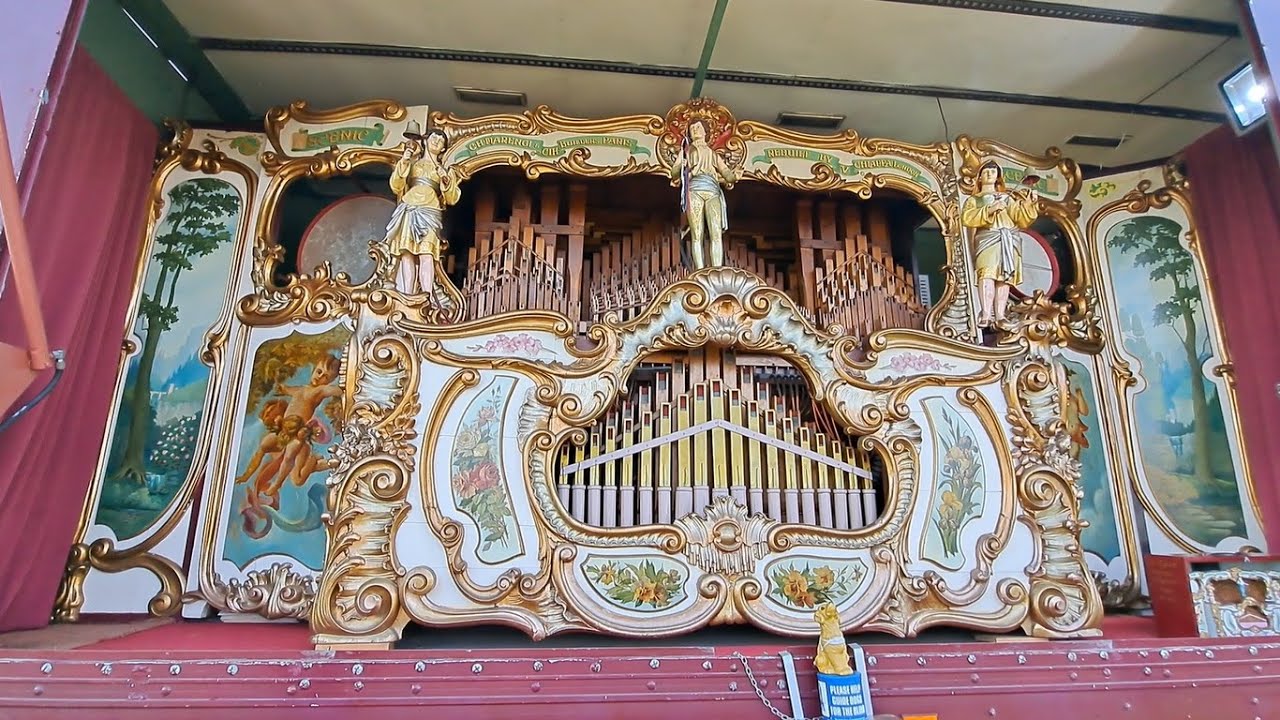 The ex. Epton 89 key "Marenghi" fairground organ - Carrington 2024 ...