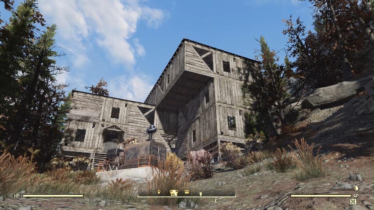 Fallout 76: Abandoned Mine Camp - YouTube