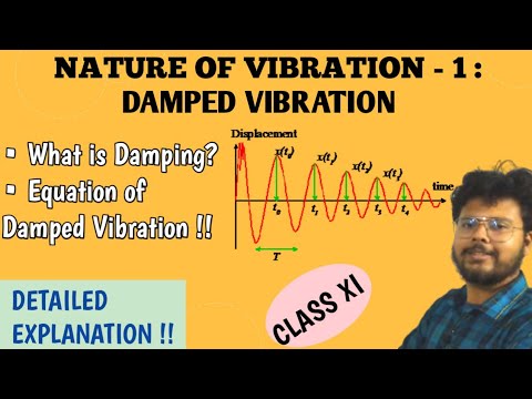 DAMPED VIBRATION | Nature of Vibration - 1 | Damped Oscillation | Class ...