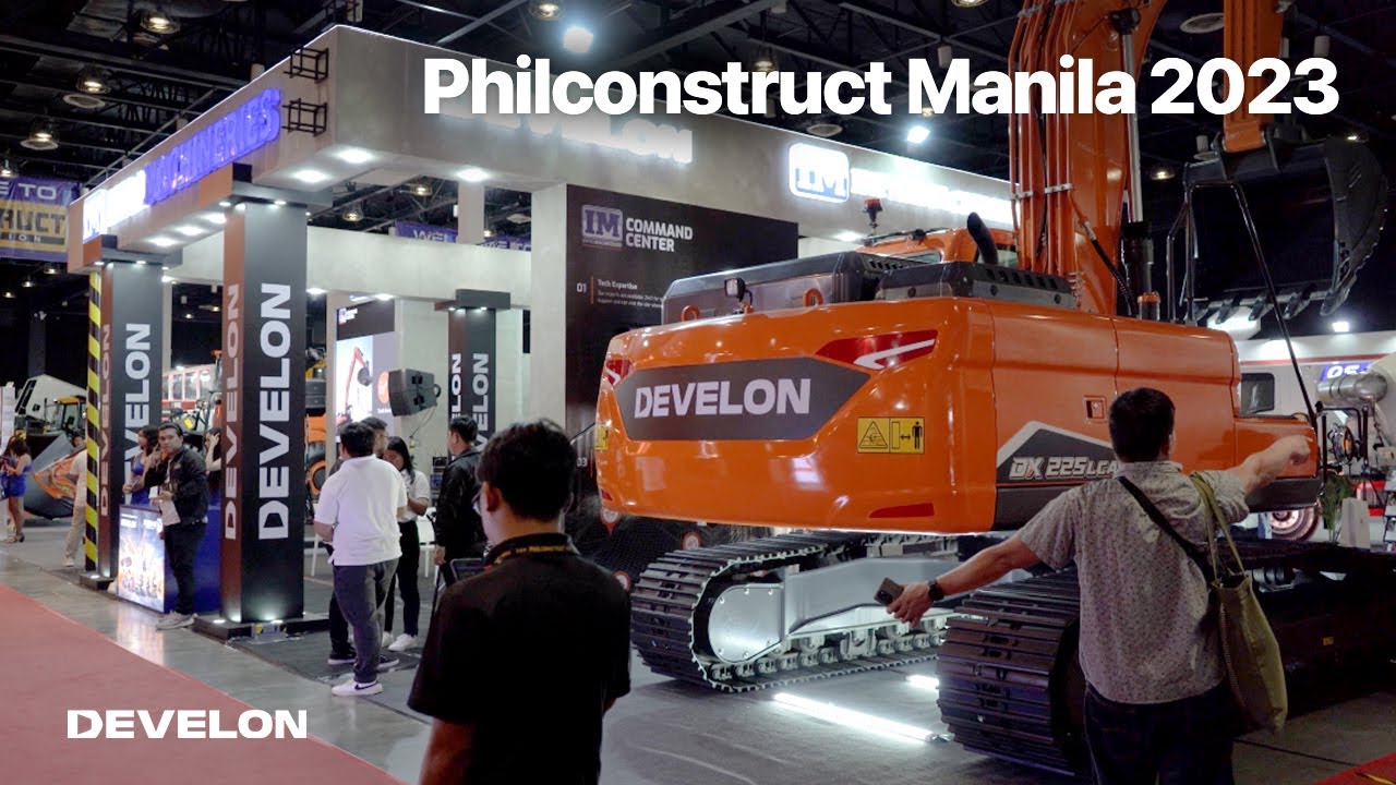 Philconstruct Manila 2023: DEVELON's Innovation Unveiled! - YouTube