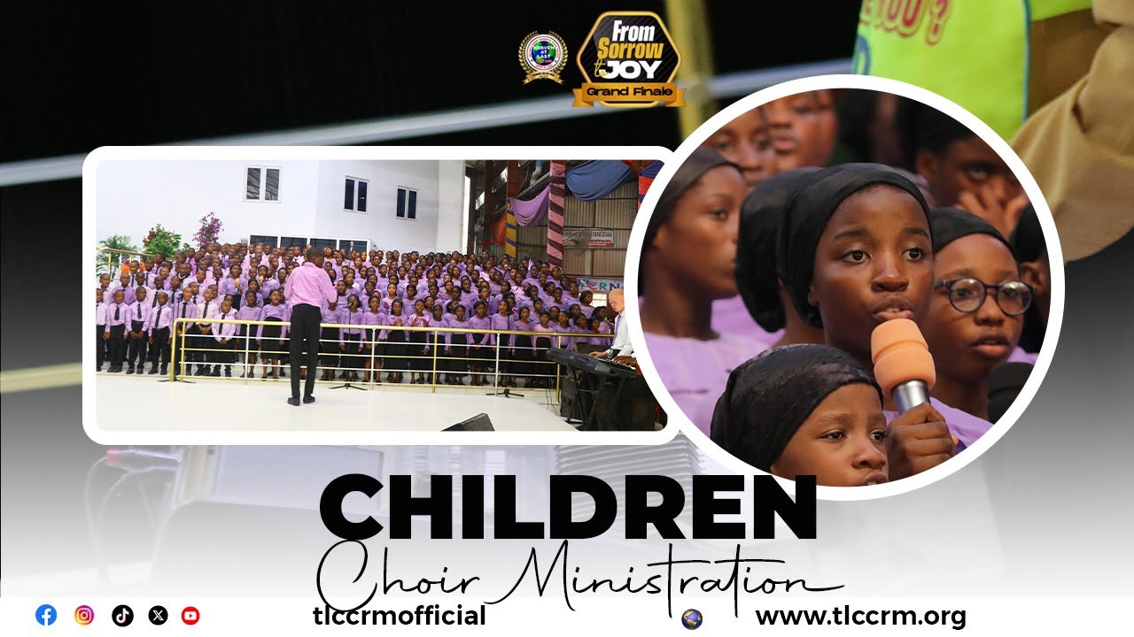 CHILDREN CHOIR MINISTRATION || FROM SORROW TO JOY CRUSADE DAY 2 - YouTube