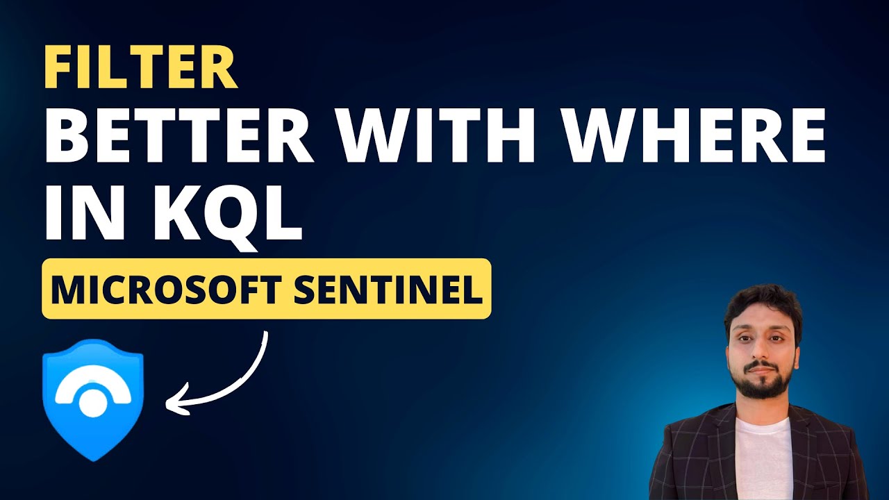 Search & filter better with where in KQL - YouTube
