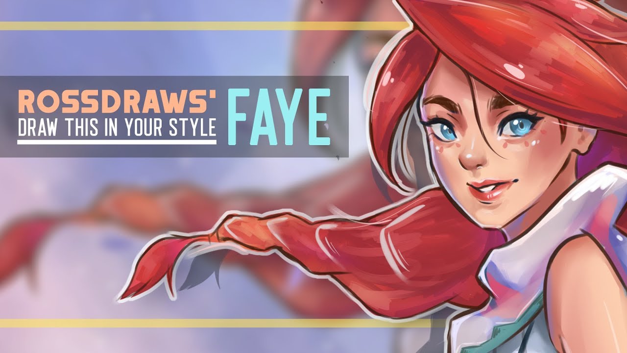 Drawing Faye! | Ross Draws' Draw this in your style | Speedpaint 06 ...