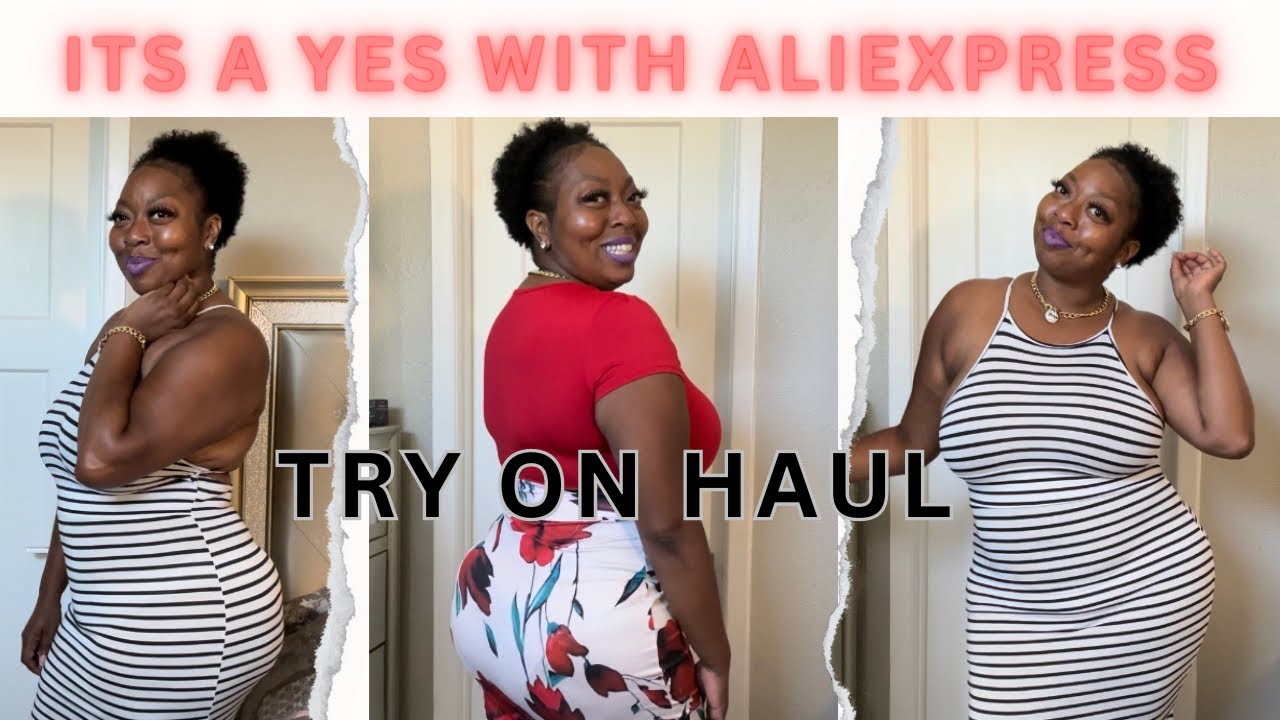 Shopping For Less on AliExpress Try on Haul - YouTube
