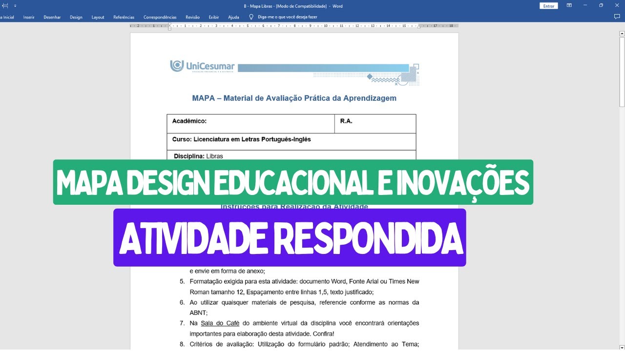 Mapa Design Educacional e Inovações - YouTube