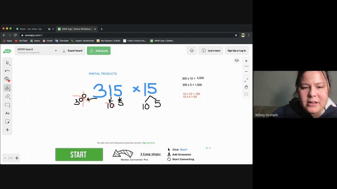 Partial Products (Multiplication Strategy) - YouTube