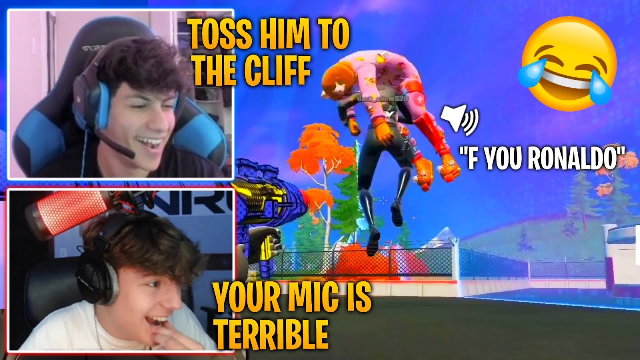 Ronaldo and Clix Hilariously *BULLIES* 9 YEAR OLD Kid For Their LAST ...