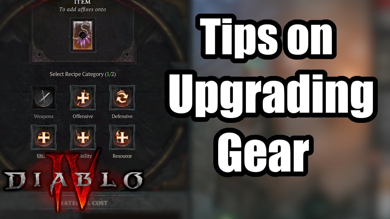 The Journey of Upgrading your Gear wisely - Diablo 4 Guide - YouTube
