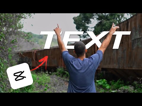 TEXT BEHIND PERSON EFFECT IN JUST 2 MINUTES | EASIEST CAPCUT PC ...