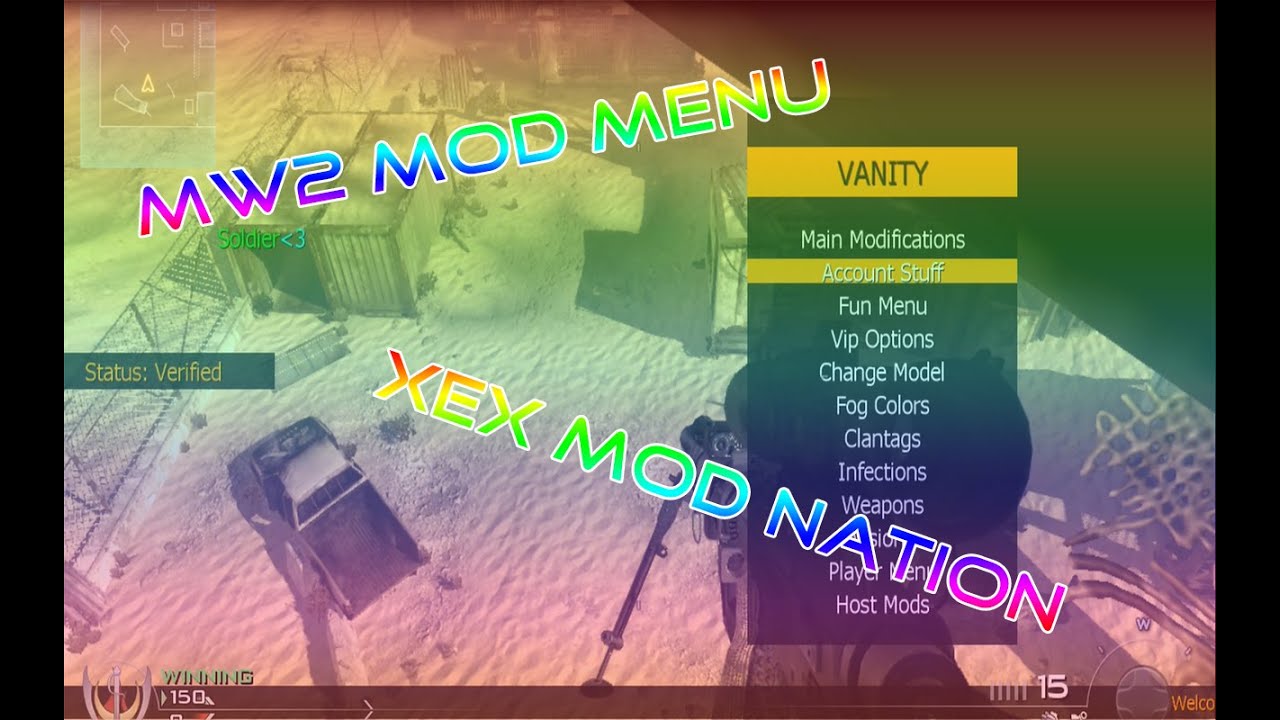 XeX Mod Nation - MW2 Vanity Mod Menu + Download - YouTube