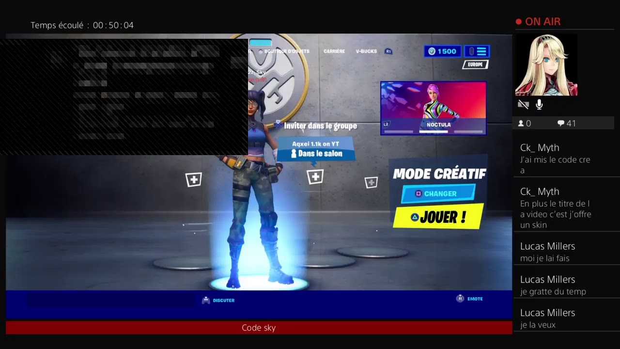 J'offre le skin NOCTULA - YouTube