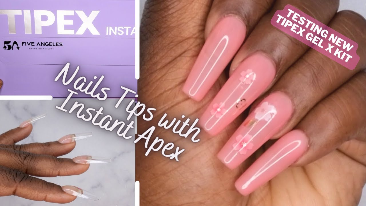Trying New Tipex Instant Apex Gel X Kit From Amazon | Beginner Friendly ...