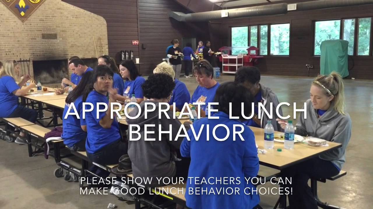 PBIS Lunch Expectations - YouTube