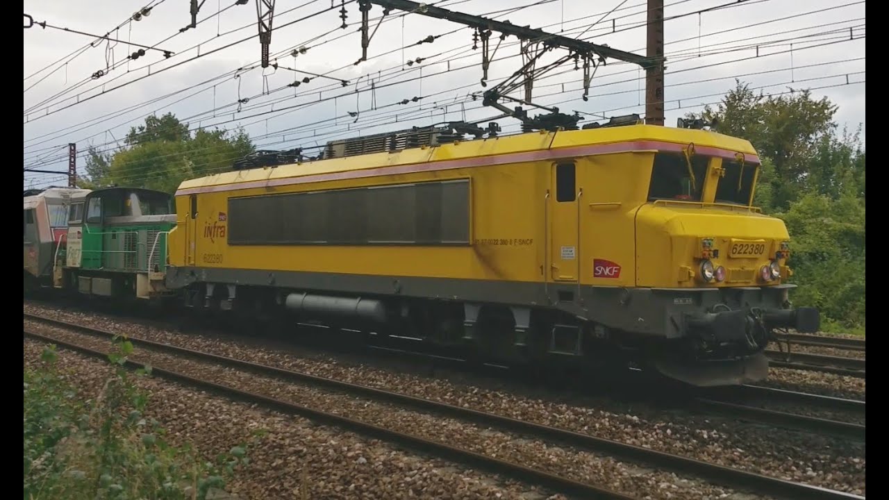 BB 75000 + Train de Machines SNCF à BOUSSY SAINT ANTOINE - YouTube