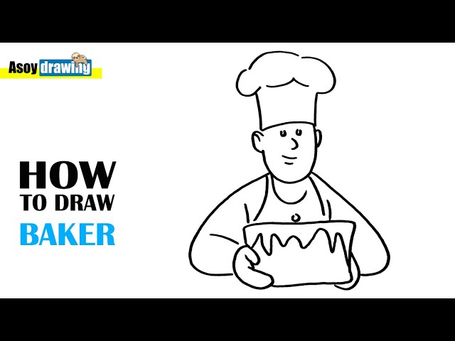 Drawn Pictures Of Bakers
