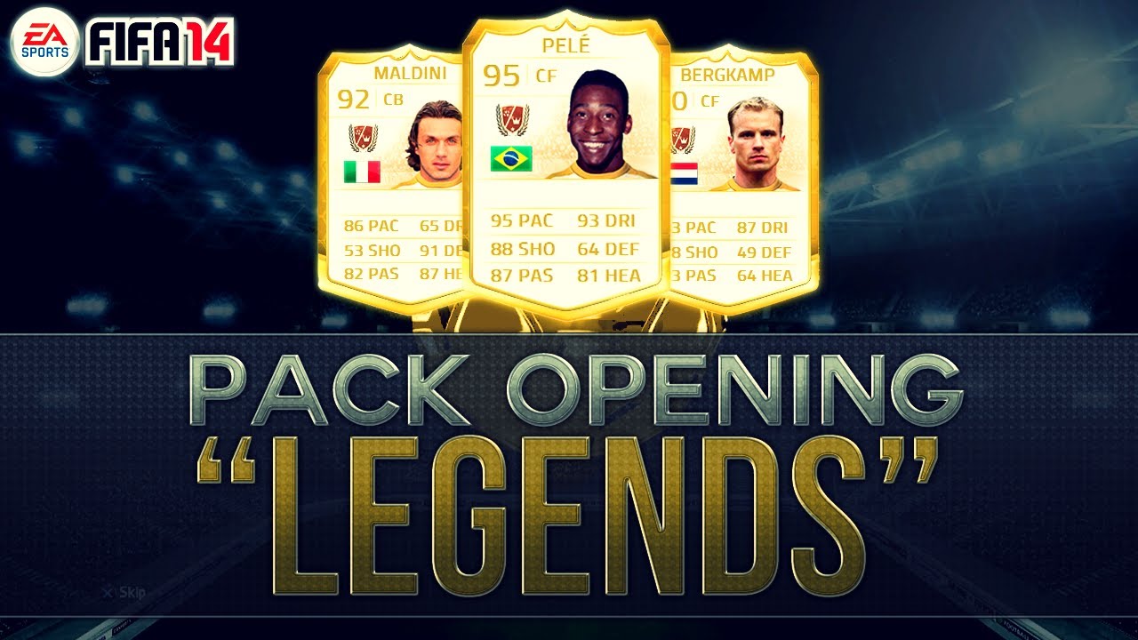 FIFA 14 Ultimate Team LEGENDS Pack Opening | MY FIRST EVER RANT # ...