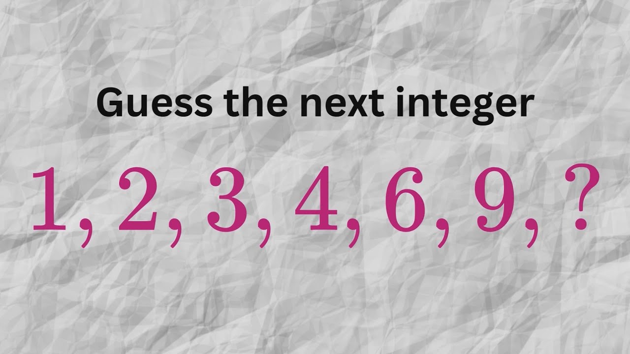 guess the next number - YouTube
