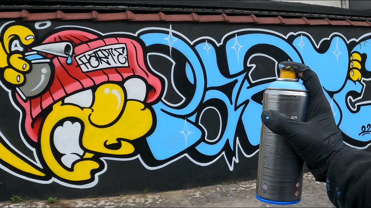 💥 Making a GRAFFITI- Character and Stylish Bombing - YouTube