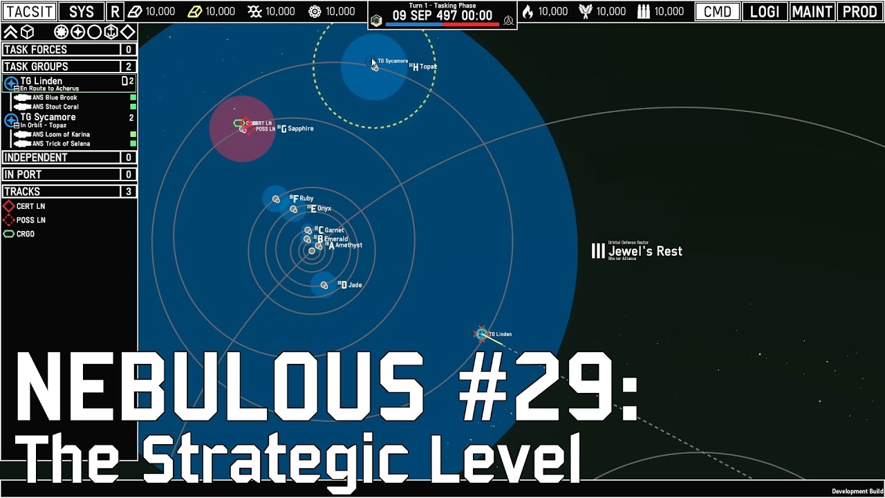 NEBULOUS Devlog #29: The Strategic Level - YouTube