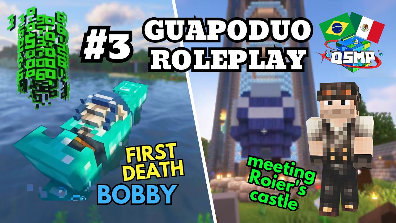BOBBY first DEATH, Cellbit REACTS and meeting Roier castle | Guapoduo ...