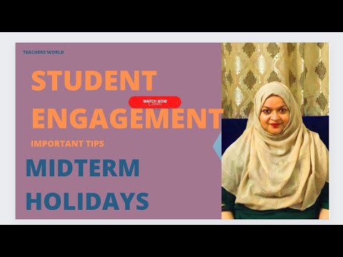 Student Engagement during Mid-term vacation|Important tips - YouTube