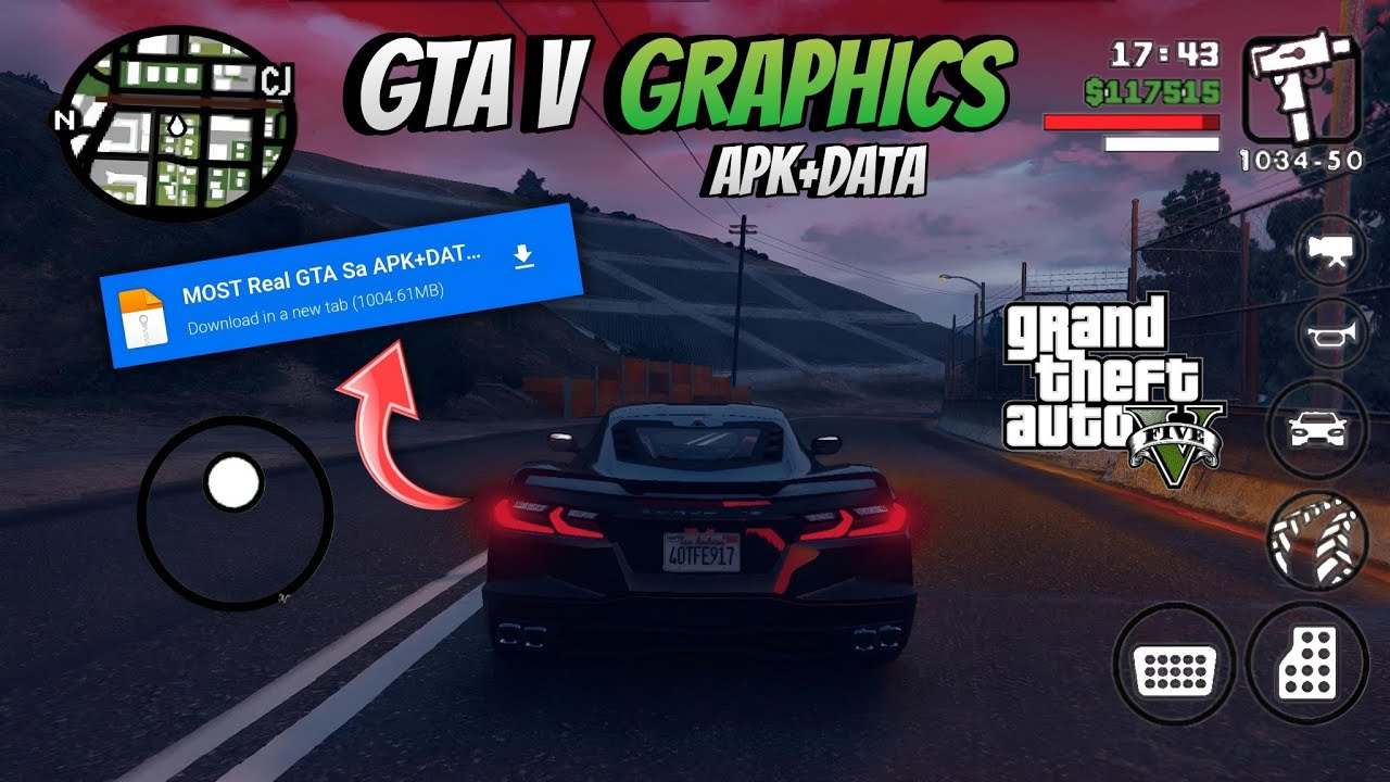 GTA 5 Graphics Modpack for GTA San Andreas Android 11,12,13 | How to ...