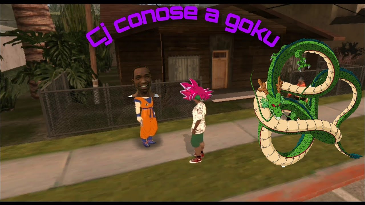 Cj conose a goku - YouTube
