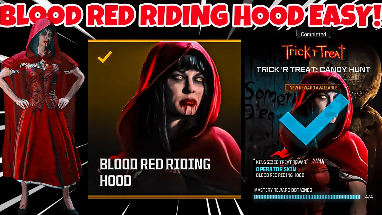 Fastest way to unlock the BLOOD Red Riding Hood skin in MW3! - YouTube