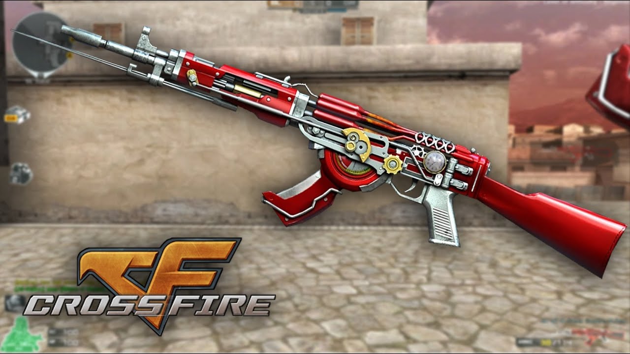 Crossfire - AK-47 Knife Steel Empire Noble Red - YouTube