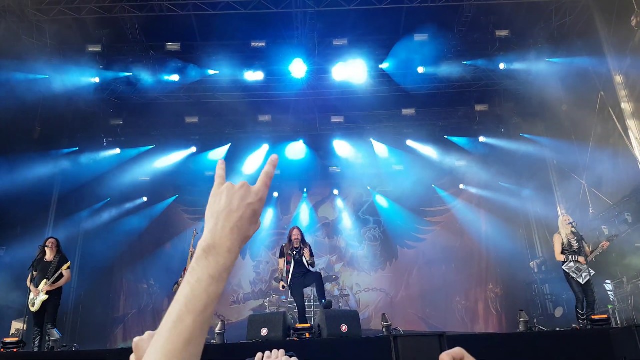 hammerfall - hammer high live at fortarock 2019 - YouTube
