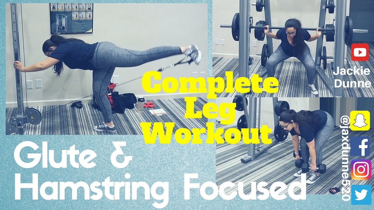 Complete Leg Workout | Glute and Hamstring Focused - YouTube