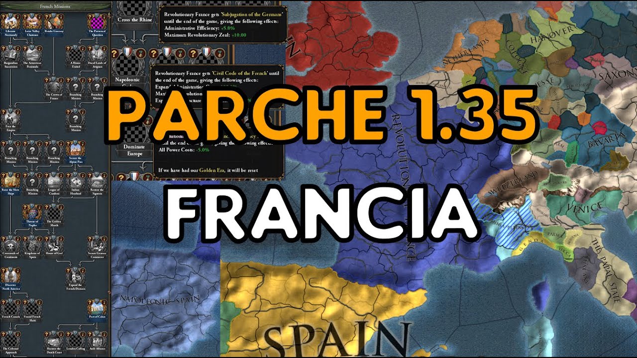 REWORK DE FRANCIA - DIARIO DE DESARROLLO PARCHE 1.35 EUROPA UNIVERSALIS ...