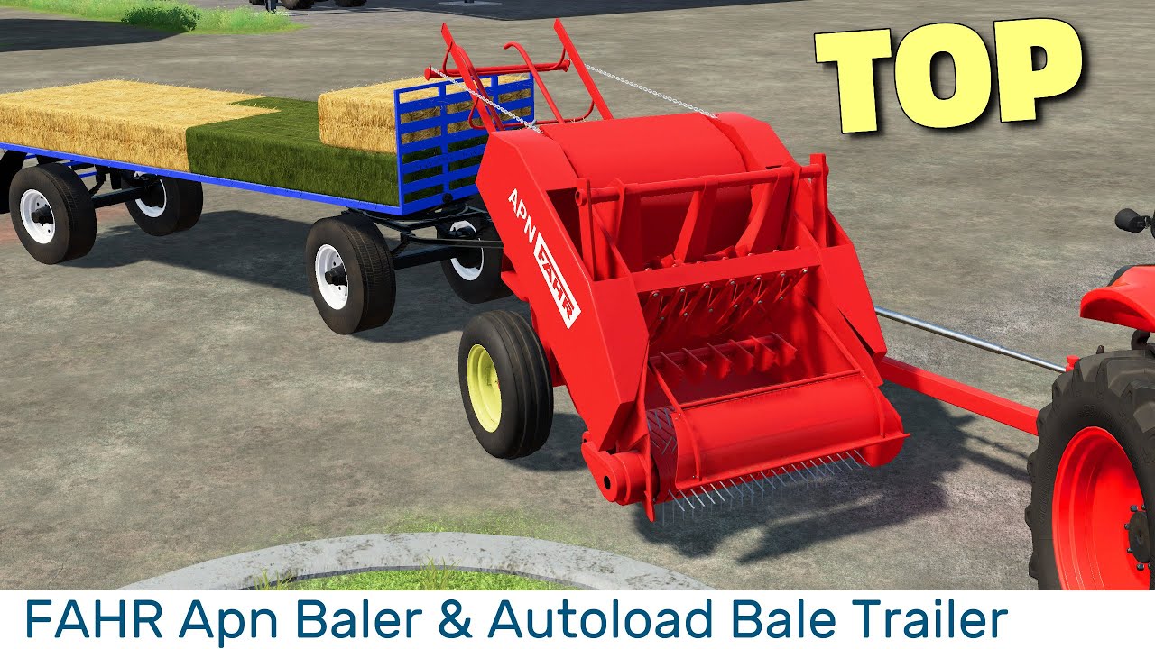 FAHR Apn Baler And Autoload Bale Trailer - Farming Simulator 22 (2K ...