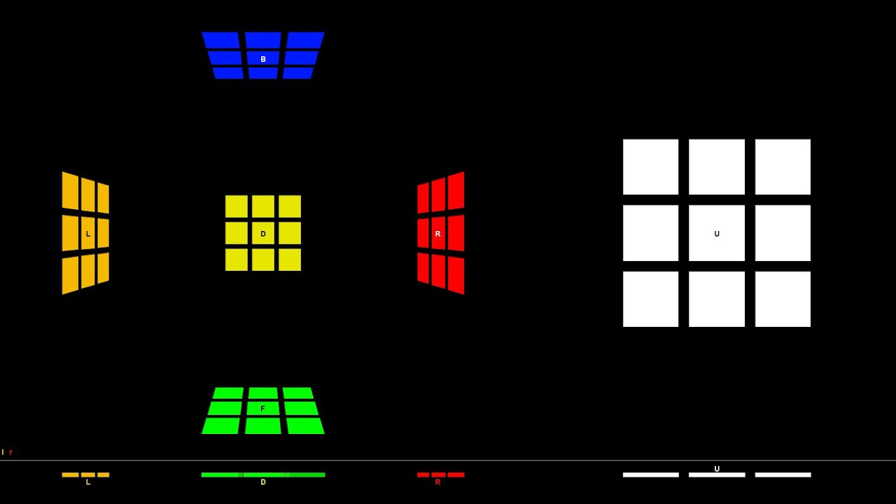 2D Virtual 3x3x3 1D Vision 15:45.39 Former UWR (1st ever timed solve ...