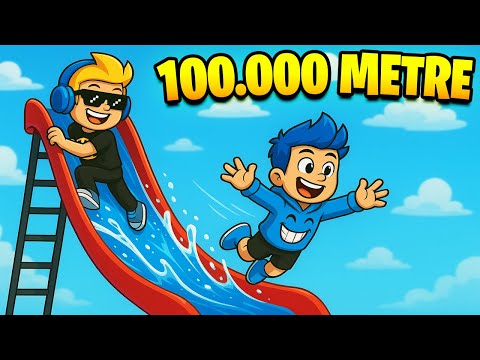 EN YÜKSEĞE ÇIKIP AŞAĞI KAYIYORUZ 🎢 Roblox Climb and Slide