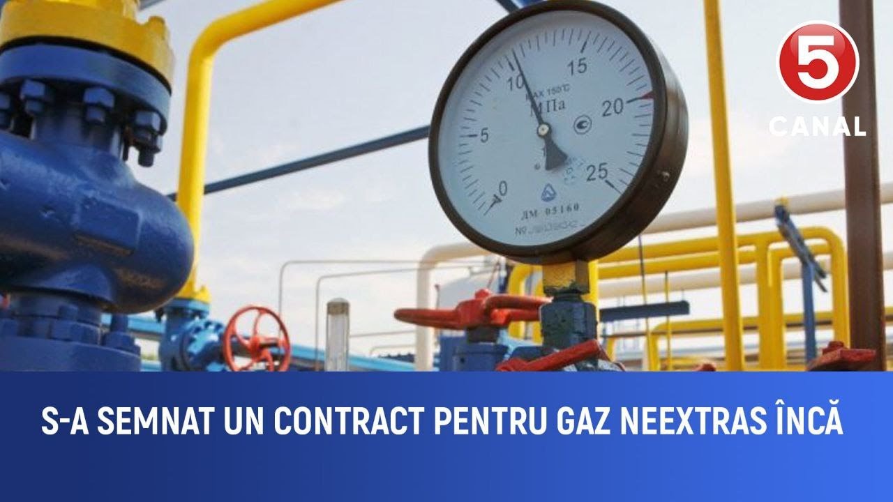 S-a semnat un contract pentru gaz neextras încă - YouTube