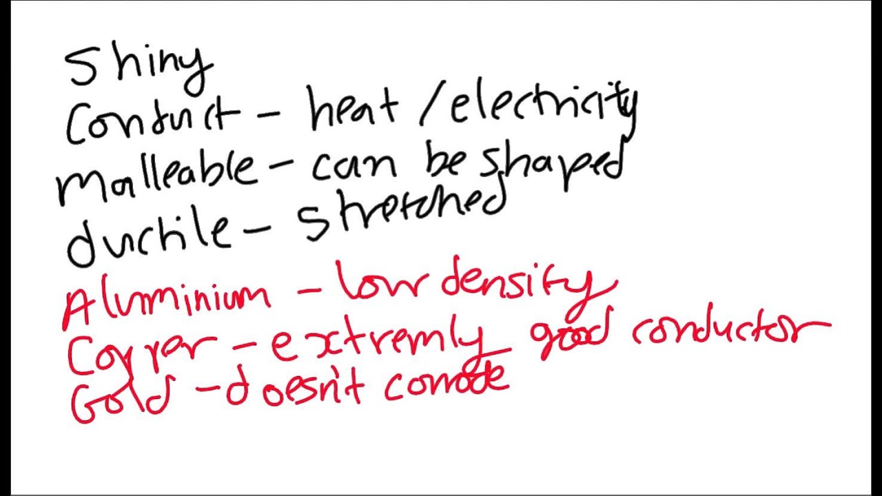 GCSE Science Chemistry - C1 - Metals and Alloys - YouTube