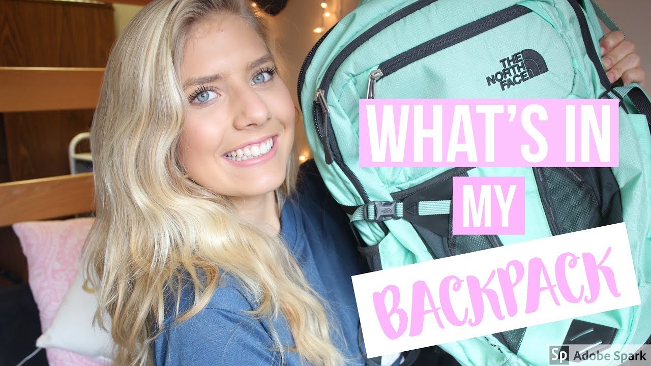 What's in My Backpack!! - YouTube