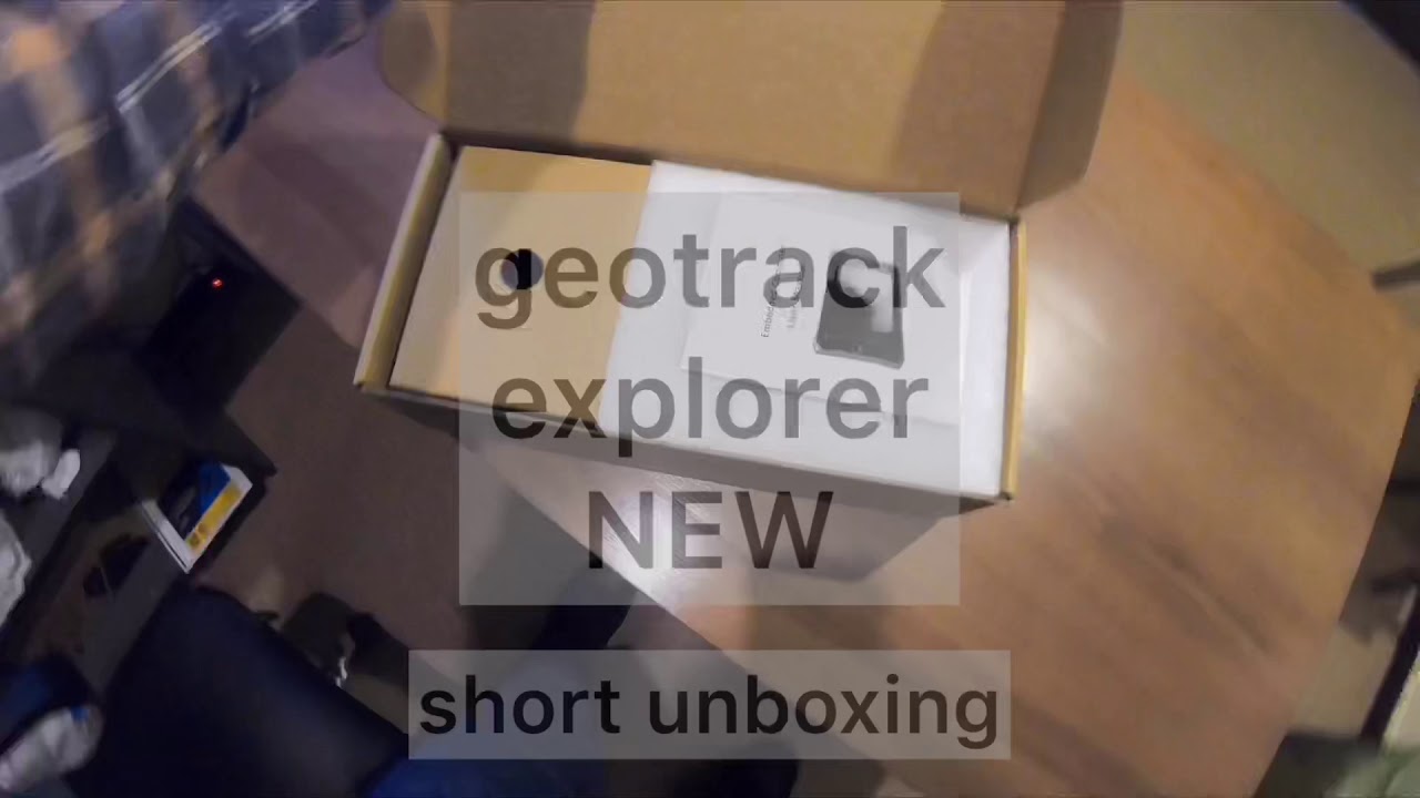 geotrack explorer NEW. Short unboxing. - YouTube